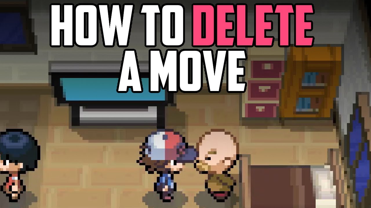 How to Delete Moves - Pokémon Black & White - YouTube