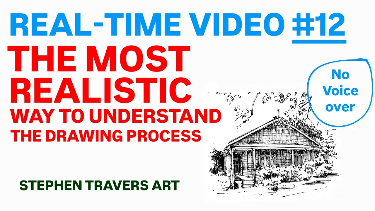 How to Draw a House -- Watch in Real-Time & See Everything - YouTube