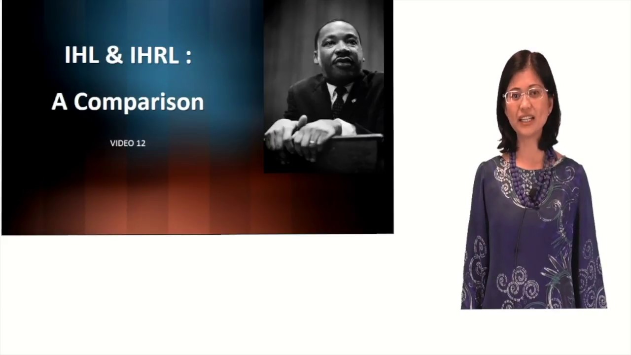 IHL & IHRL: A Comparison - YouTube