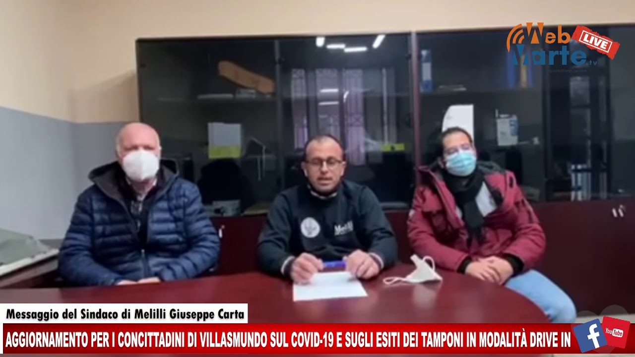 Covid-19. Messaggio del Sindaco di Melilli, Giuseppe Carta - YouTube