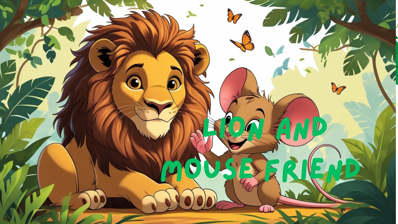 The Lion and the Little Mouse story - YouTube