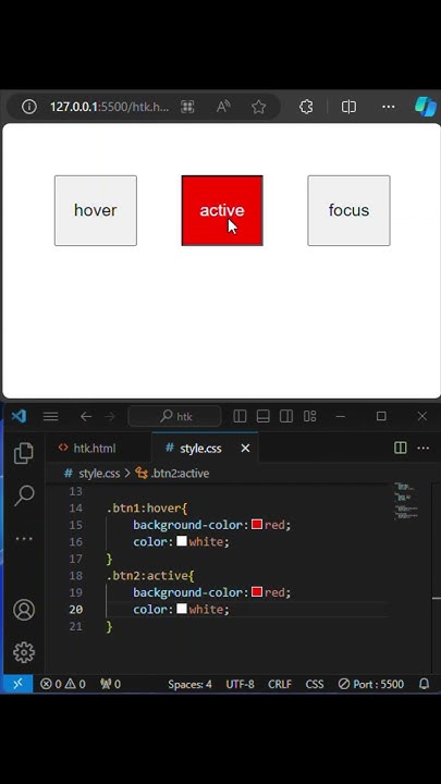 Hover Active Focus Css Propertiespython Pythontricks Html Coding