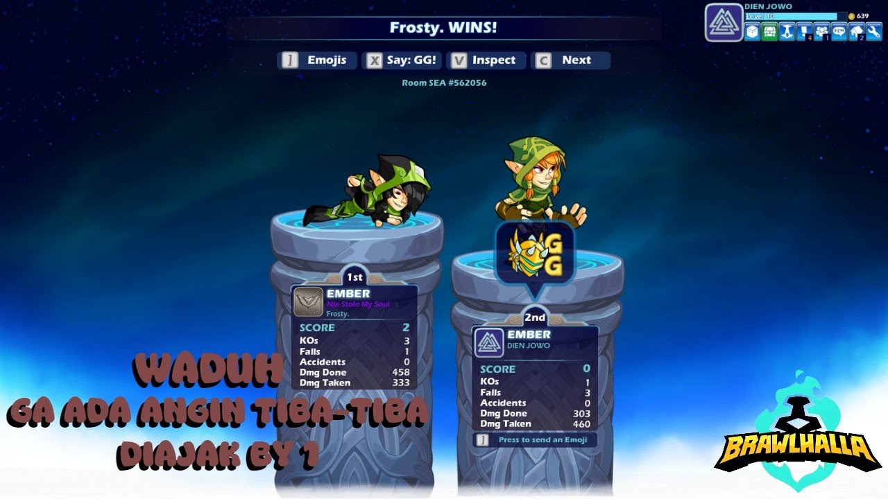 GA ADA ANGIN GA UDARA TIBA TIBA ADA AJAK BY 1 - BRAWLHALLA INDONESIA - YouTube