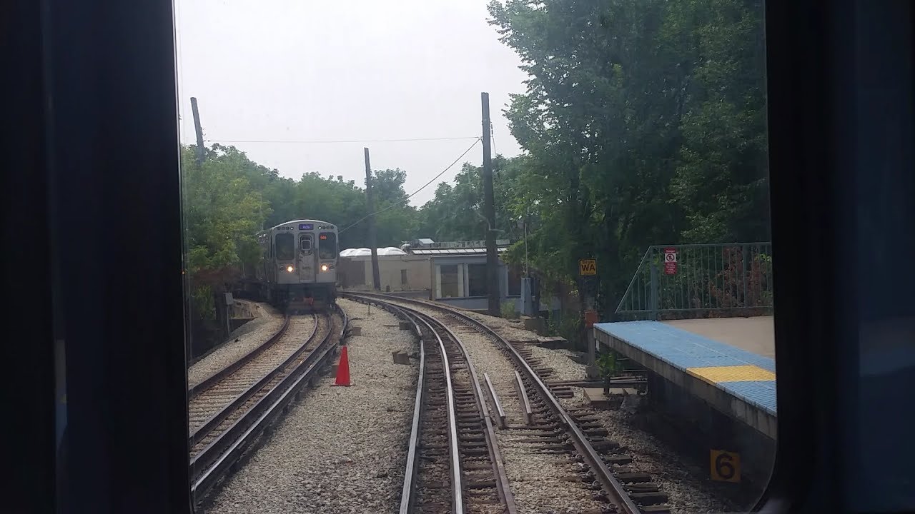 CTA 'L' Purple Line Ride: Linden to Howard (Front View) (Chicago) - YouTube