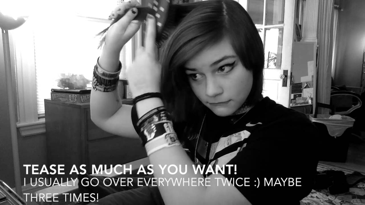 How I Do My Emo/Scene Hair Tutorial :] - YouTube