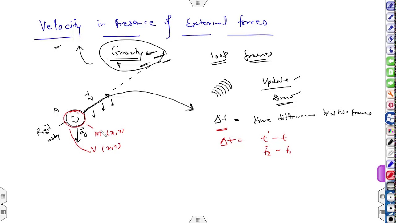 Lecture 6- Movement in presence of gravity using vectors - YouTube