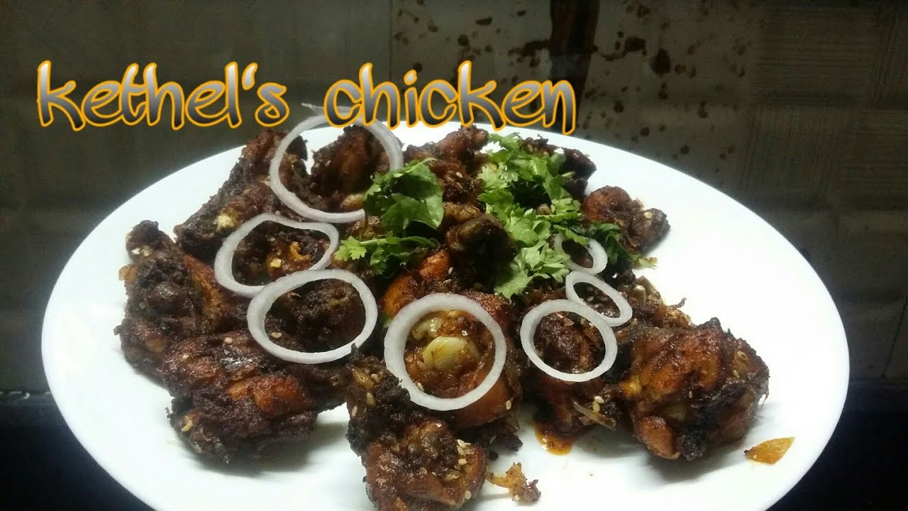 ♨️Homemade Kethel's Chicken || Spicy Chicken Recipe || Nadwas Kitchen ...