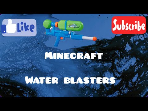 Minecraft Water Blasters Mod! RKN Gaming - YouTube
