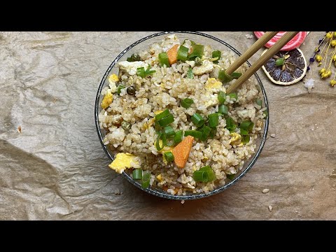 KIZARMIŞ ÇITIR PİLAV KORE  (YUMURTALI) (FRIED RICE)