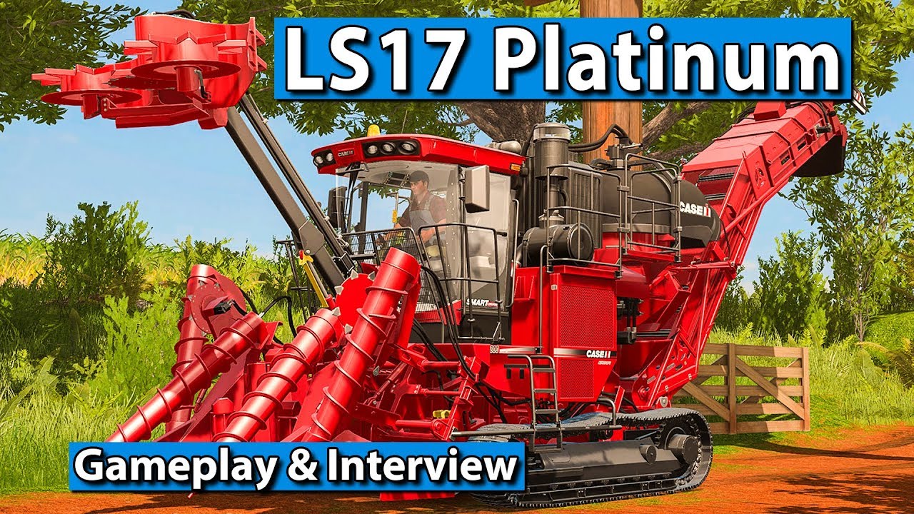 LS17 PLATINUM Edition Gameplay und Interview gamescom 2017 - YouTube