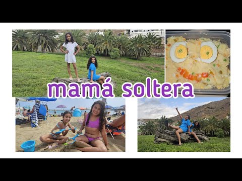 rutina de tarde siendo madre soltera de dos niñas en la playa 🙄 familia ramirez