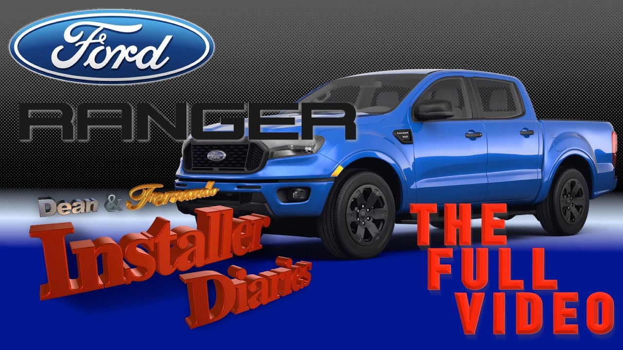 Full Car Stereo install Ford Ranger - YouTube