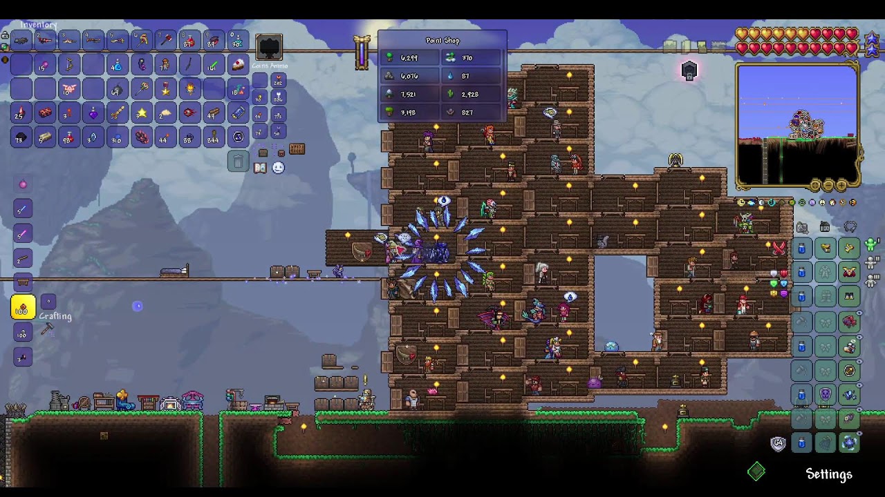 Terraria Calamity #4!!! [wrapping up mech bosses and Queen slime] - YouTube