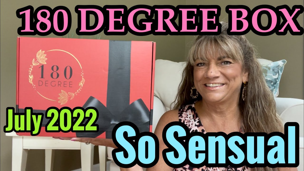 180 Degree Box July 2022 So Sensual +15% off - YouTube