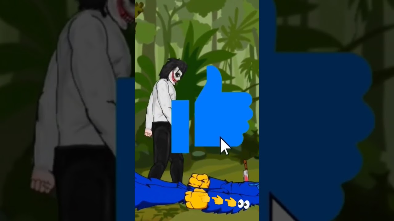 Huggy Wuggy Poppy Playtime vs Jeff the killer drawing cartoons 2 momo ...