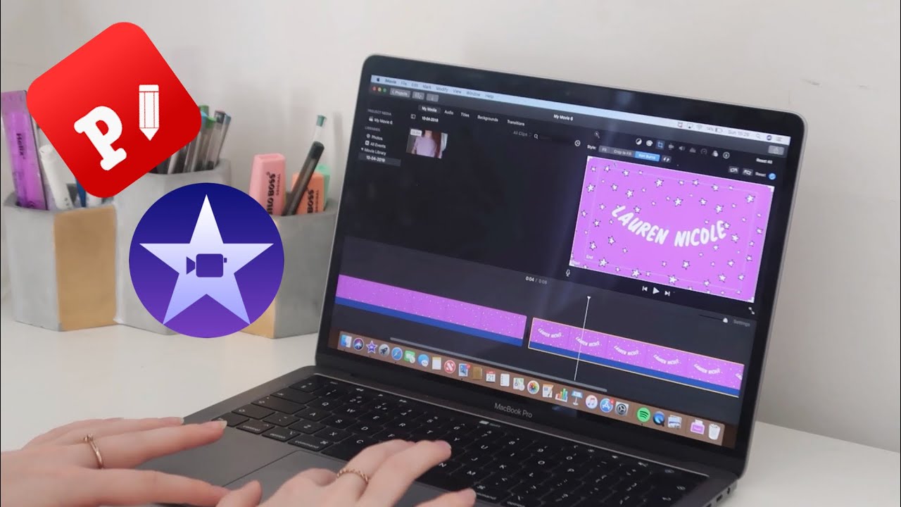 How I made my intro / using iMovie, phonto and picsart - YouTube