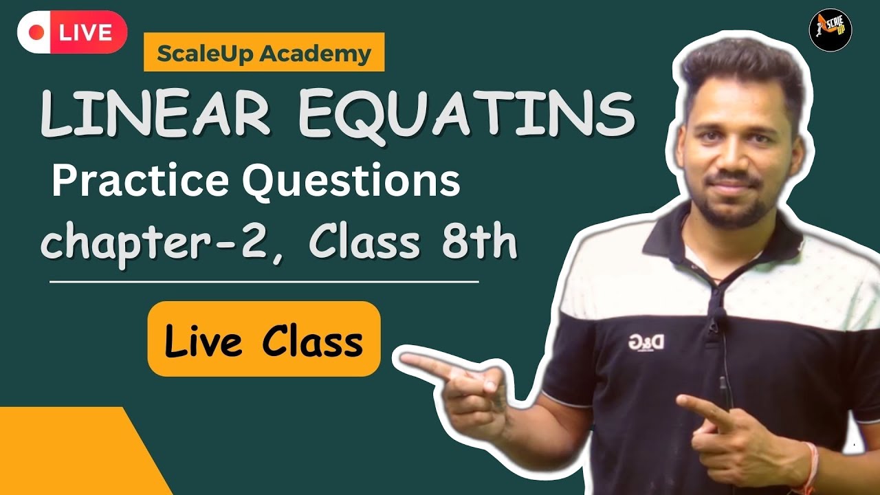Practice Questions set | Linear Equations in One Variable | Class 8th ...