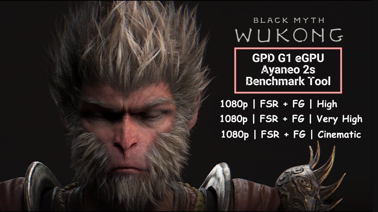 Black Myth Wukong | GPD G1 eGPU with Ayaneo 2s | Benchmark Tool - YouTube