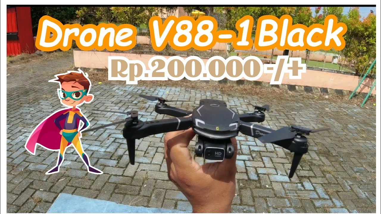 Drone V88-1black Sangat Banyak Kurangnya - YouTube