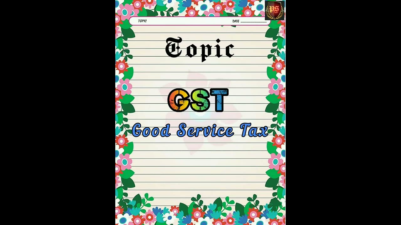 MATHEMATICS PROJECT- GST, STD X - YouTube