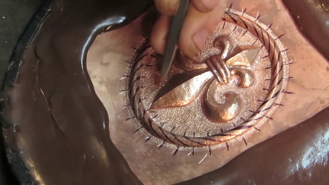 Tutorial Tuesday- Chasing and Repousse series #11: Chasing a rope - YouTube