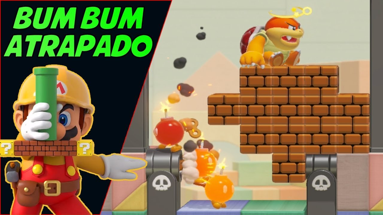 SUPER MARIO MAKER 2 BUM BUM ATRAPADO | AlMir Gameplay - YouTube