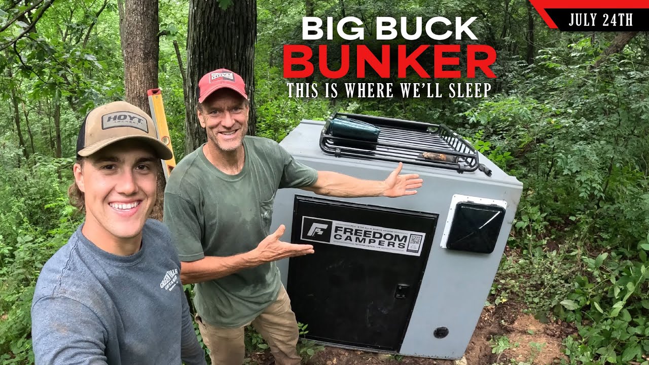 The Big Buck Bunker - This is Where We'll Sleep - Bowhunting Whitetails ...