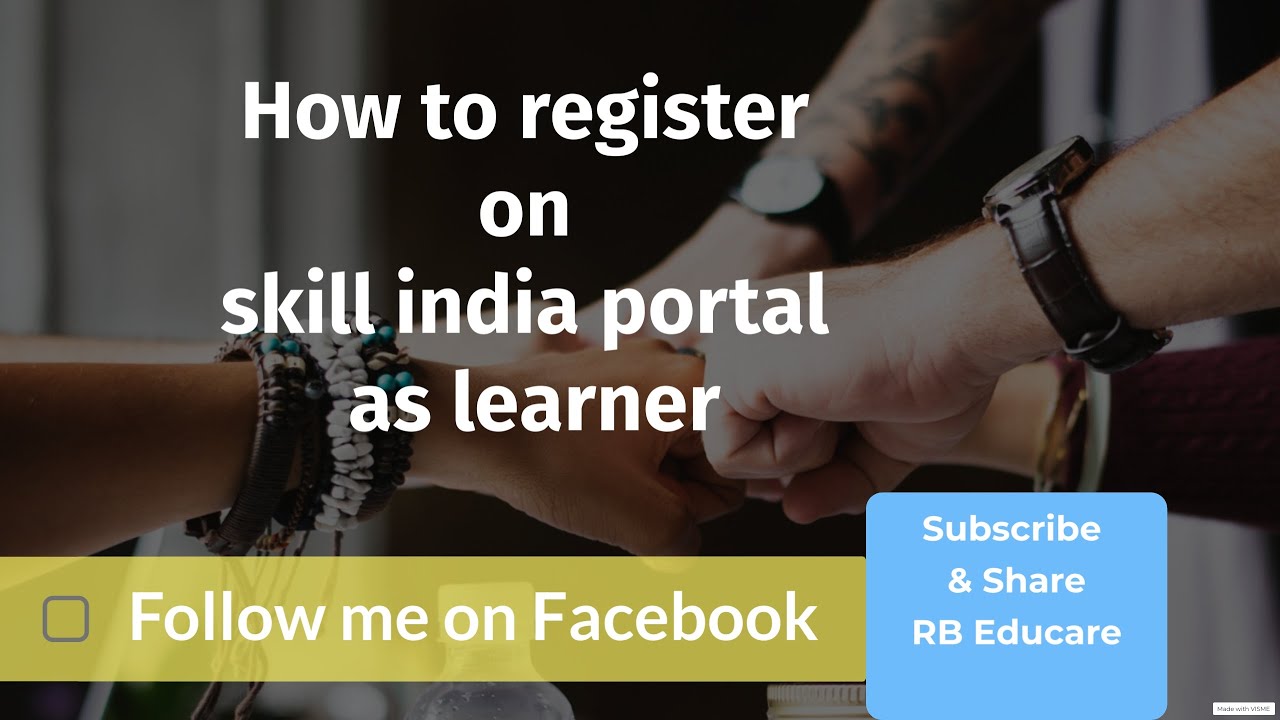 How to register on skill india portal as learner/student - YouTube