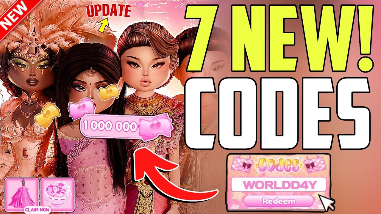 ⚠️Don't!! Miss⚠️DRESS TO IMPRESS CODES 2025 ROBLOX - DTI CODES - DTI NEW UPDATE - YouTube