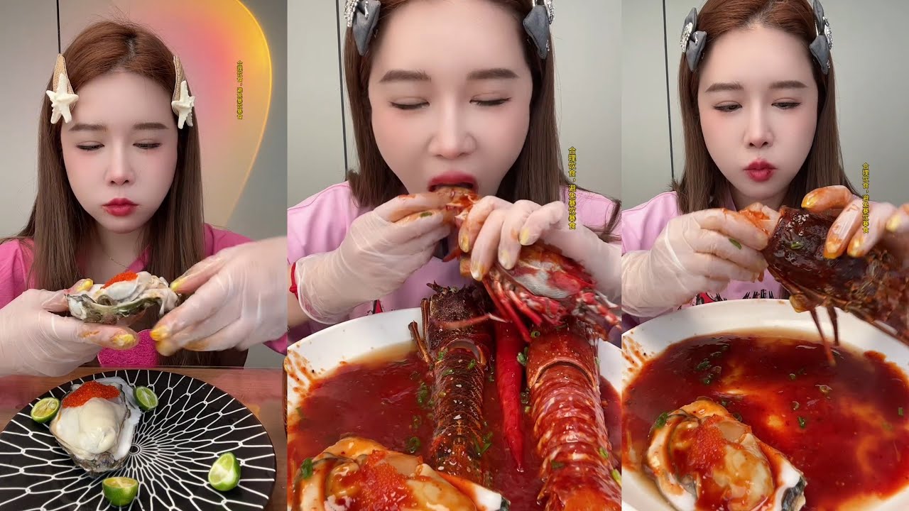 Raw Spicy Shellfish Mukbang – Ultimate ASMR Seafood Platter #19 - YouTube