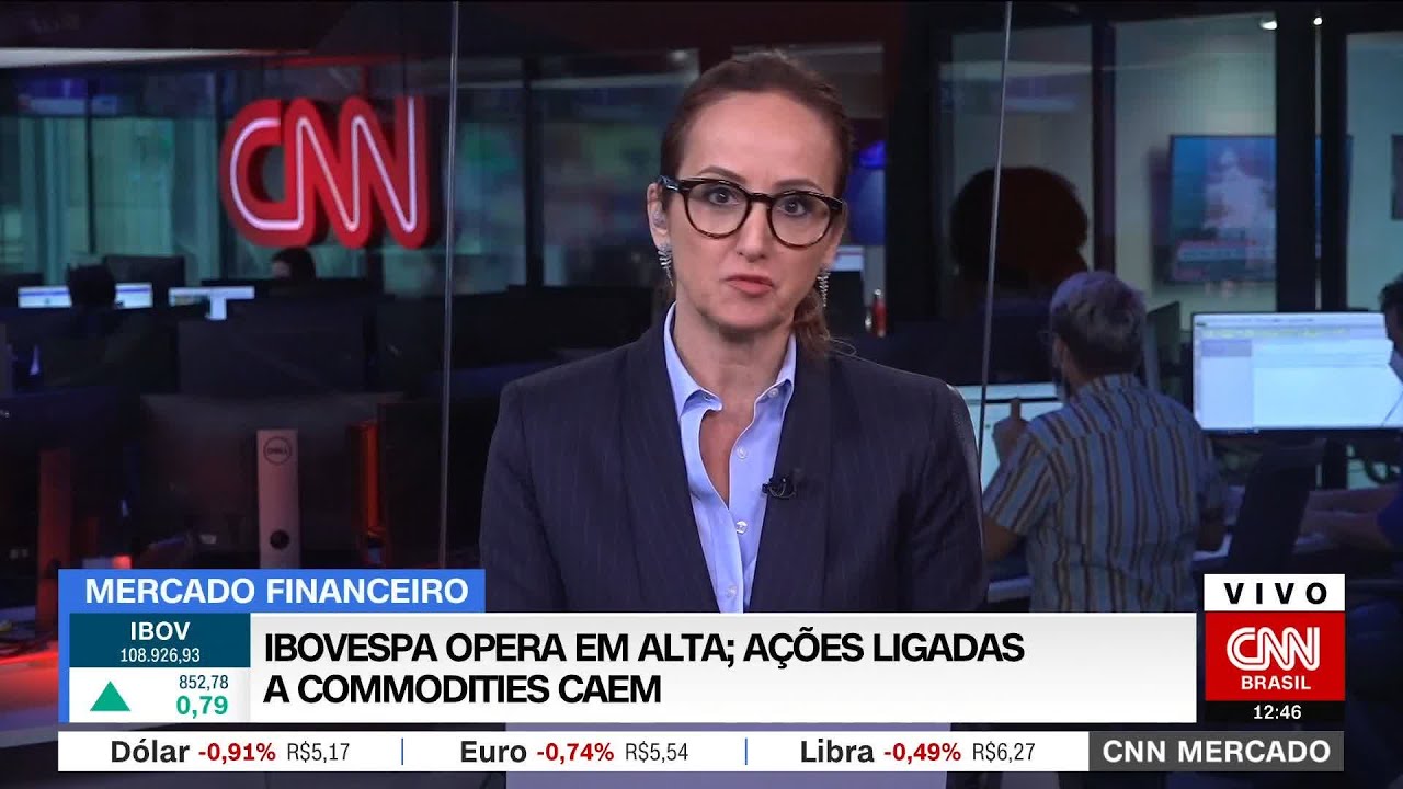 CNN MERCADO: Ibovespa opera em alta e ações ligadas a commodities caem ...