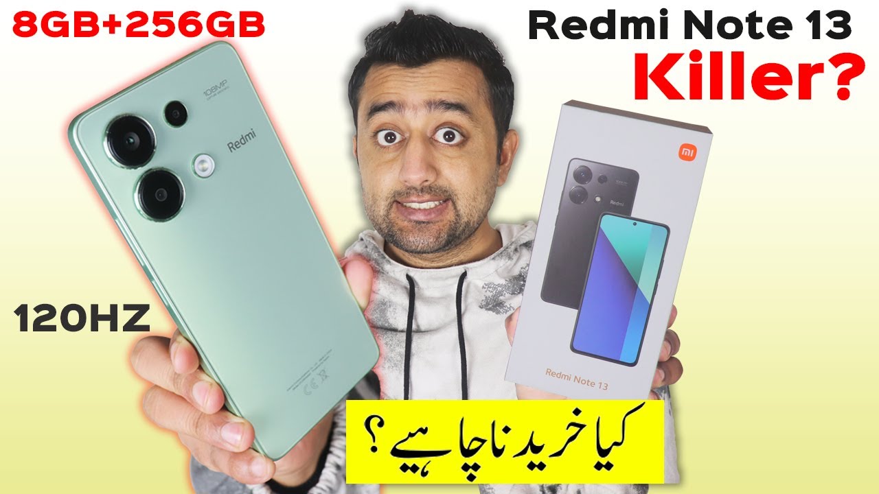 Redmi note 13 Unboxing & Review - 8GB/256GB - Amoled 120HZ - 108mp ...