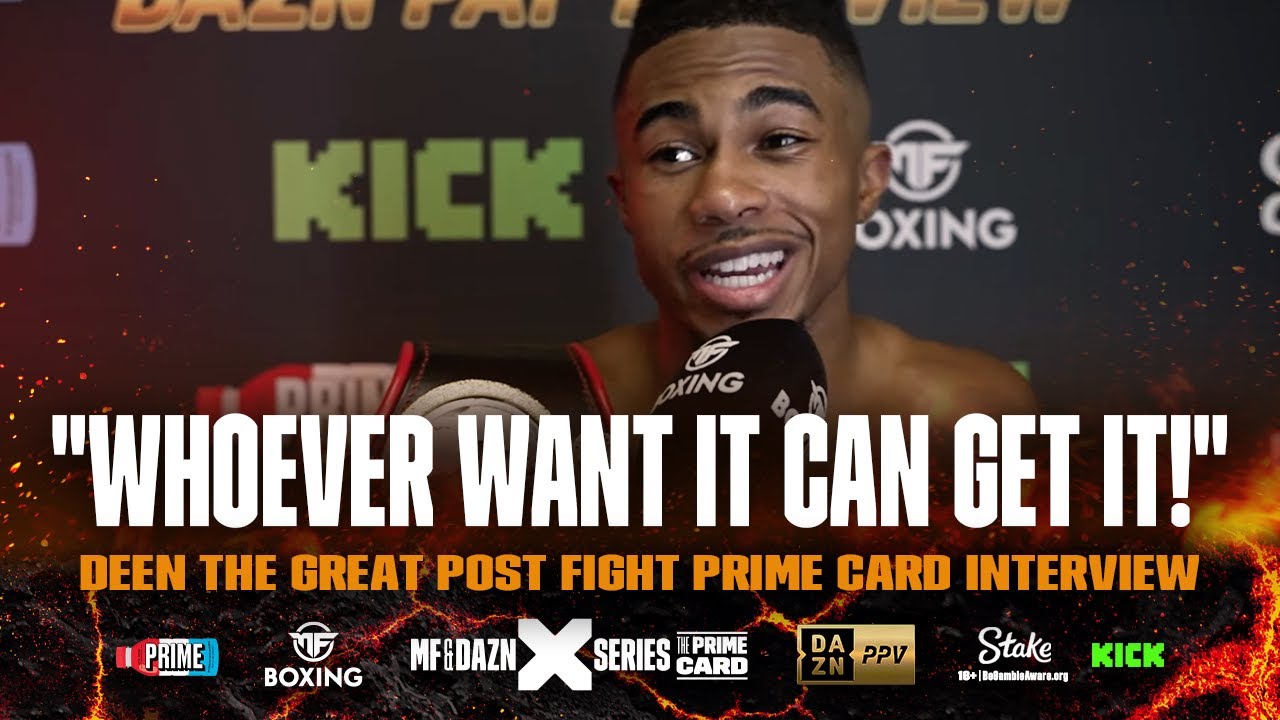 "Gervonta, Ryan, whoever want it can get it!" - Deen The Great post ...