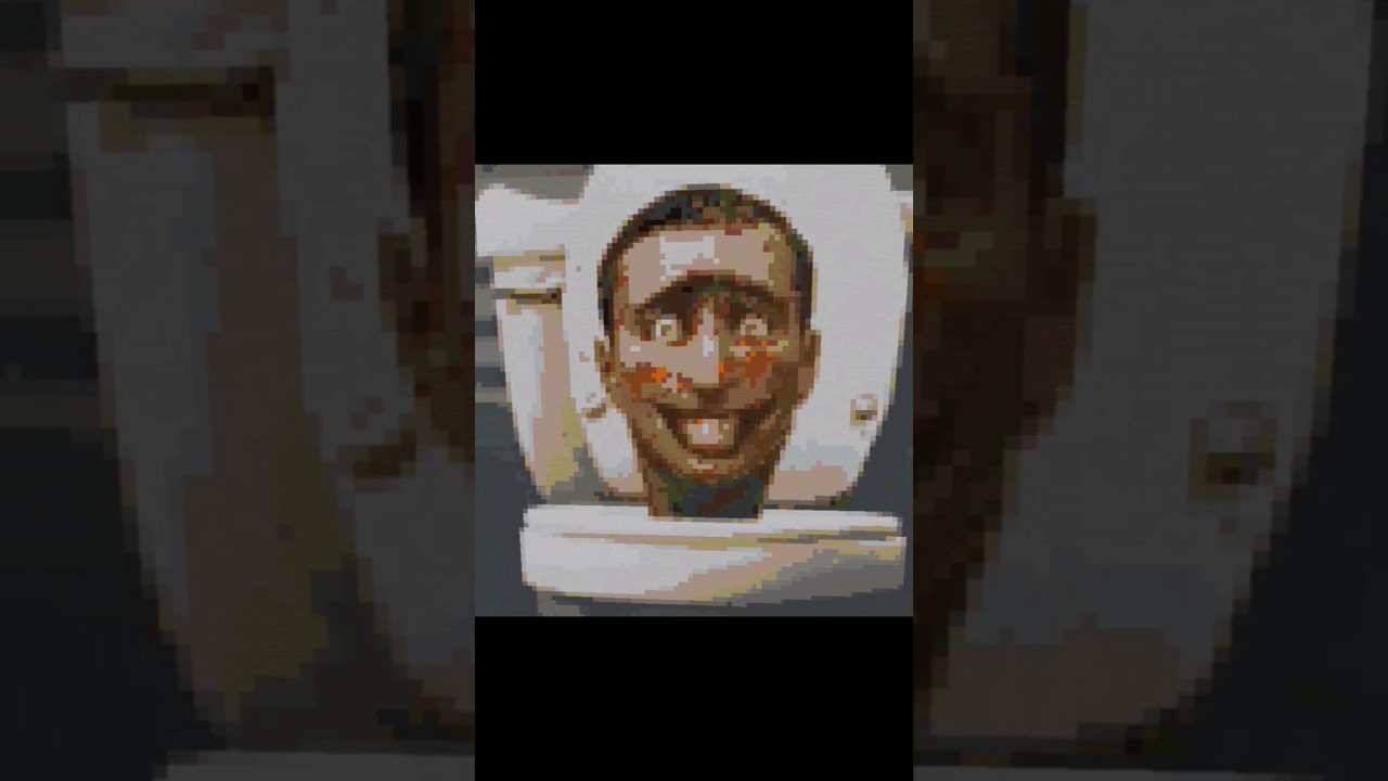 Minecraft skibidi toilet pixel art #minecraft #meme #memes # ...