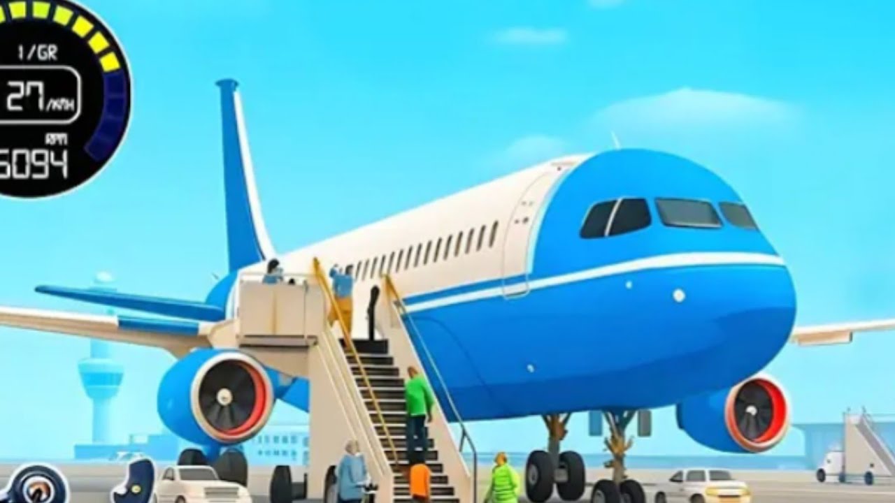 Real City Airplane Driving Simulator - Boeing Emergency Landing ...