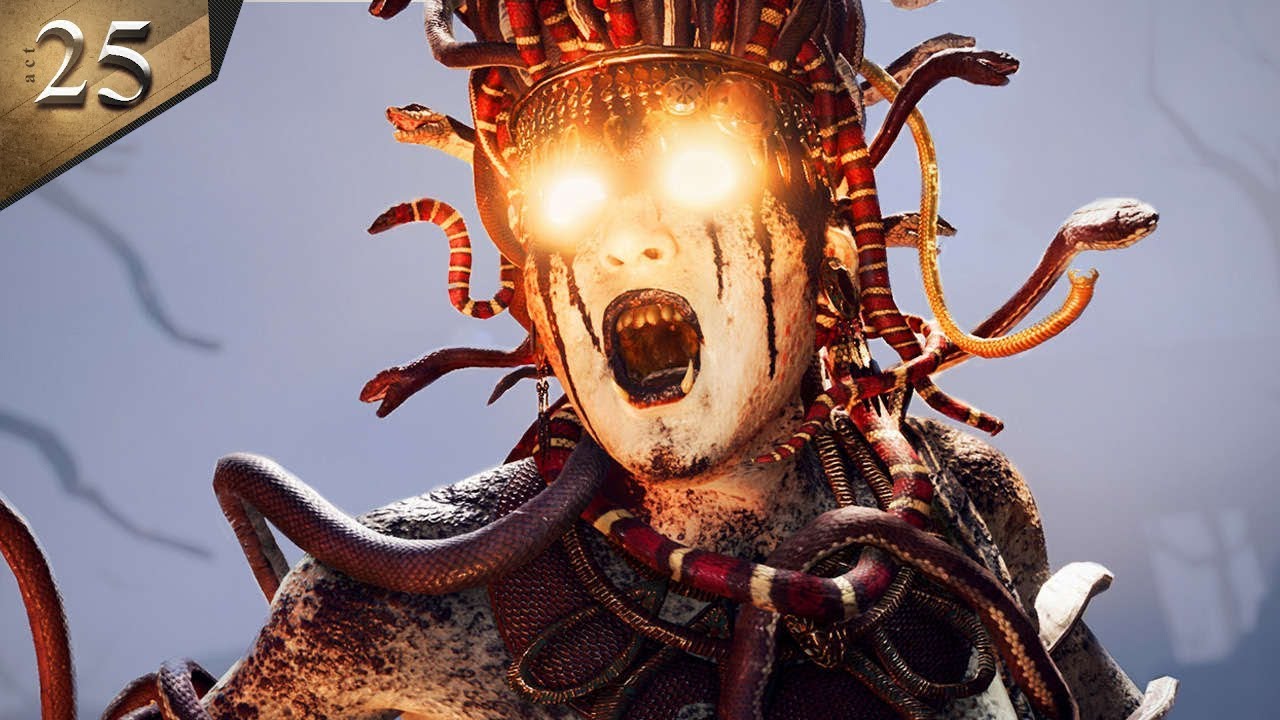 MEDUSA BOSS BATTLE - Assassins Creed: Odyssey - Part 25 - YouTube