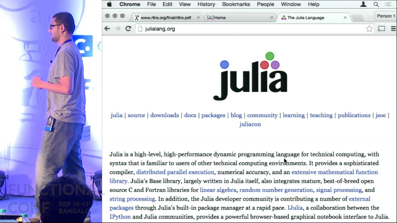 Keynote: Why Julia by Viral B Shah at Functional Conf 2015 - YouTube