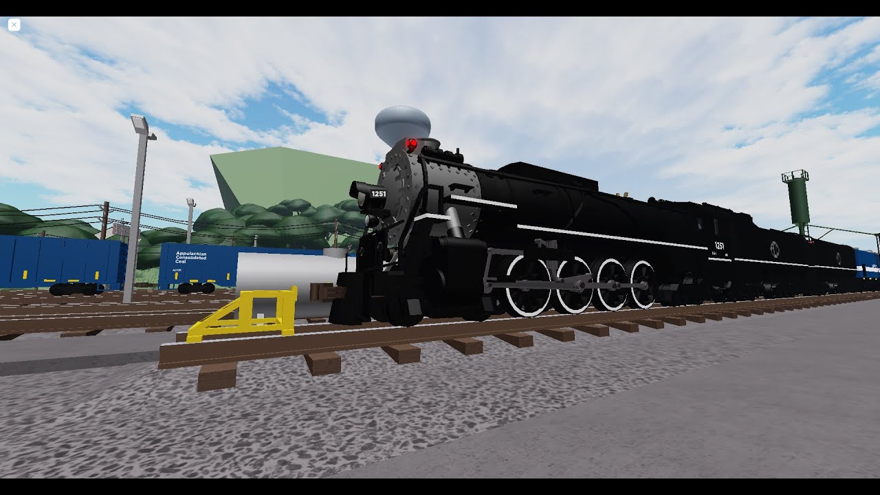 ROBLOX Chasing ACCR 1251 Steam Locomotive on Excursion Train. with ...