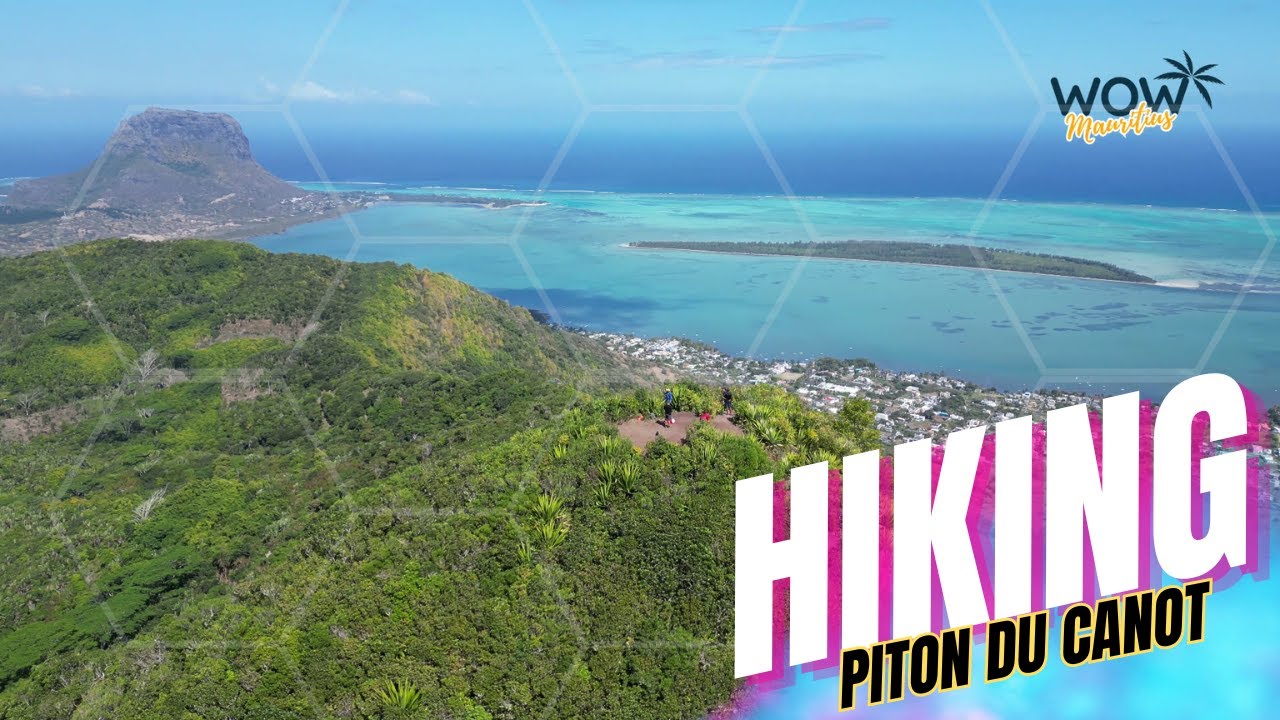 Hiking on Piton du Canot with an unbelievable view - YouTube