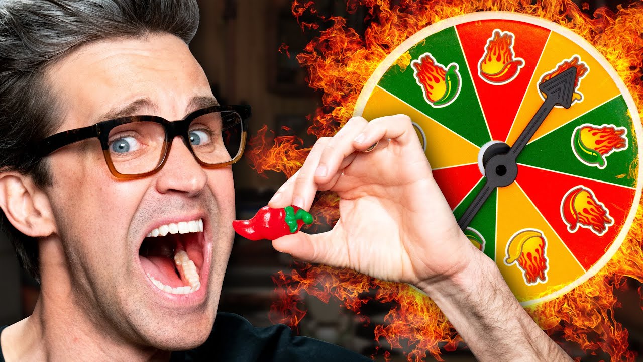 We Play The Spicy Gummy Challenge - YouTube