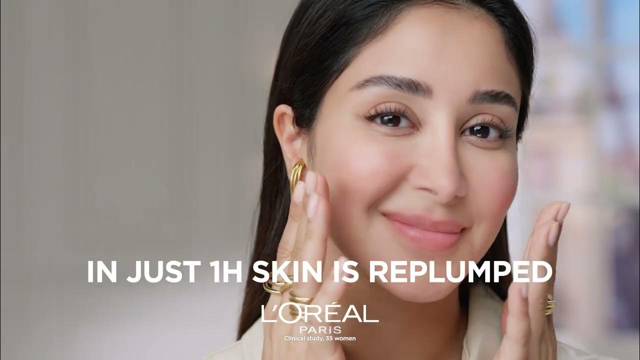 The No. 1 Serum to plump your skin in just 1Hr with L'Oreal Paris Hyaluron Expert - YouTube