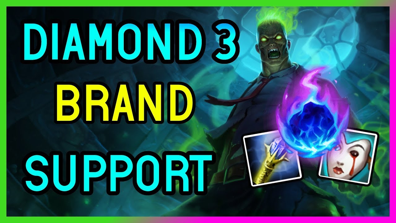 ZOMBIE BRAND SUPPORT DIAMOND 3 - League of Legends - YouTube