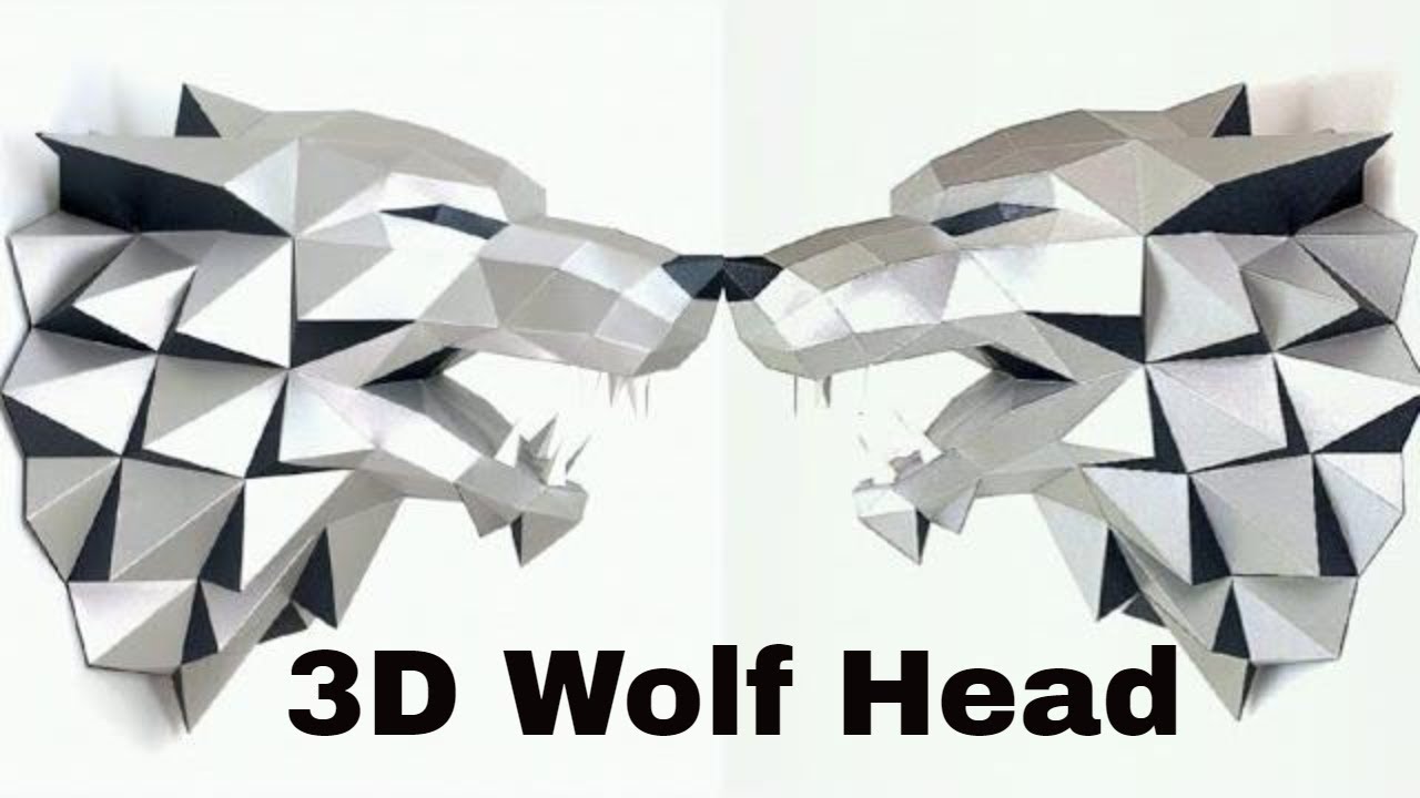 3D Wolf Head | Game of Thrones Dire Wolf head | Sculpting of the wolf's ...