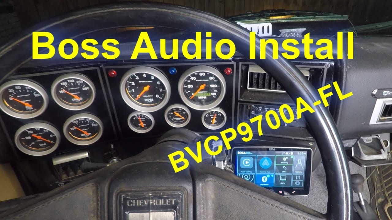 First Look: My New Boss Audio Head Unit and Backup Camera Setup - YouTube