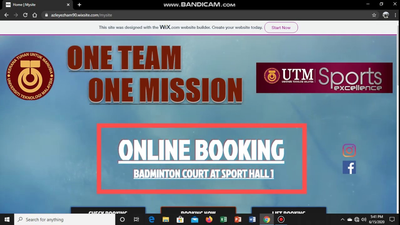 WEB BASED APPLICATION PROJECT - ONLINE BOOKING BADMINTON COURT - YouTube