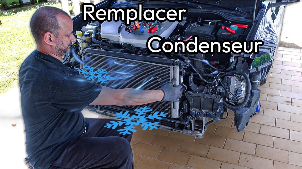 Remplacer le condenseur climatisation sur une Laguna 3. ⚒️Faut tout ...