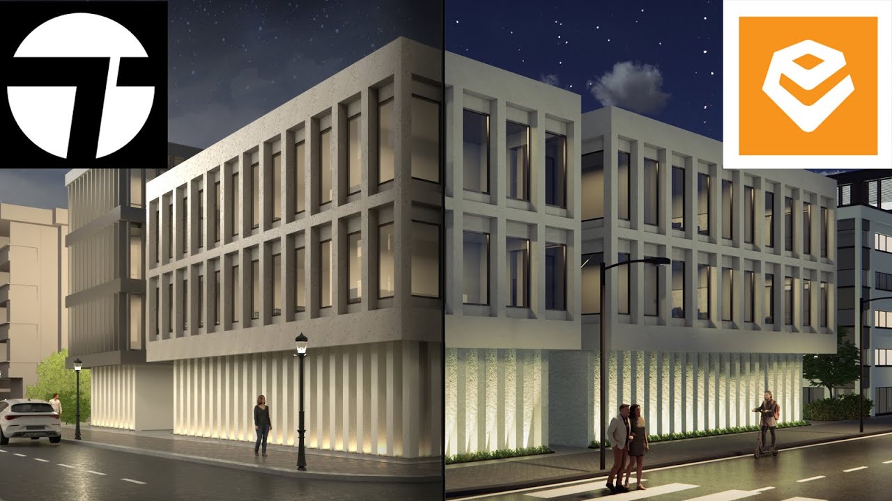 Twinmotion vs Enscape on the Same 3D Model - YouTube