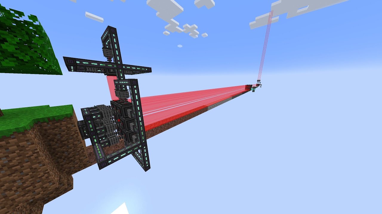 Using Mekanism lasers to transfer energy (Minecraft) - YouTube