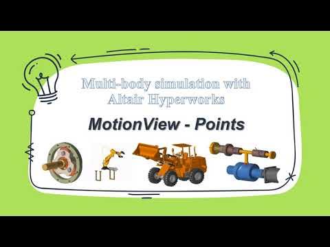 [ Multi Body Simulation ] - Bài 3: MotionView – Làm việc với Points ...
