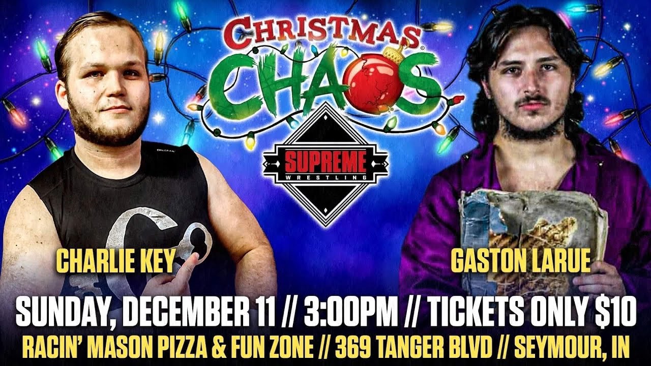 Supreme Wrestling {Christmas Chaos} Gaston LaRue vs Charlie Key - YouTube